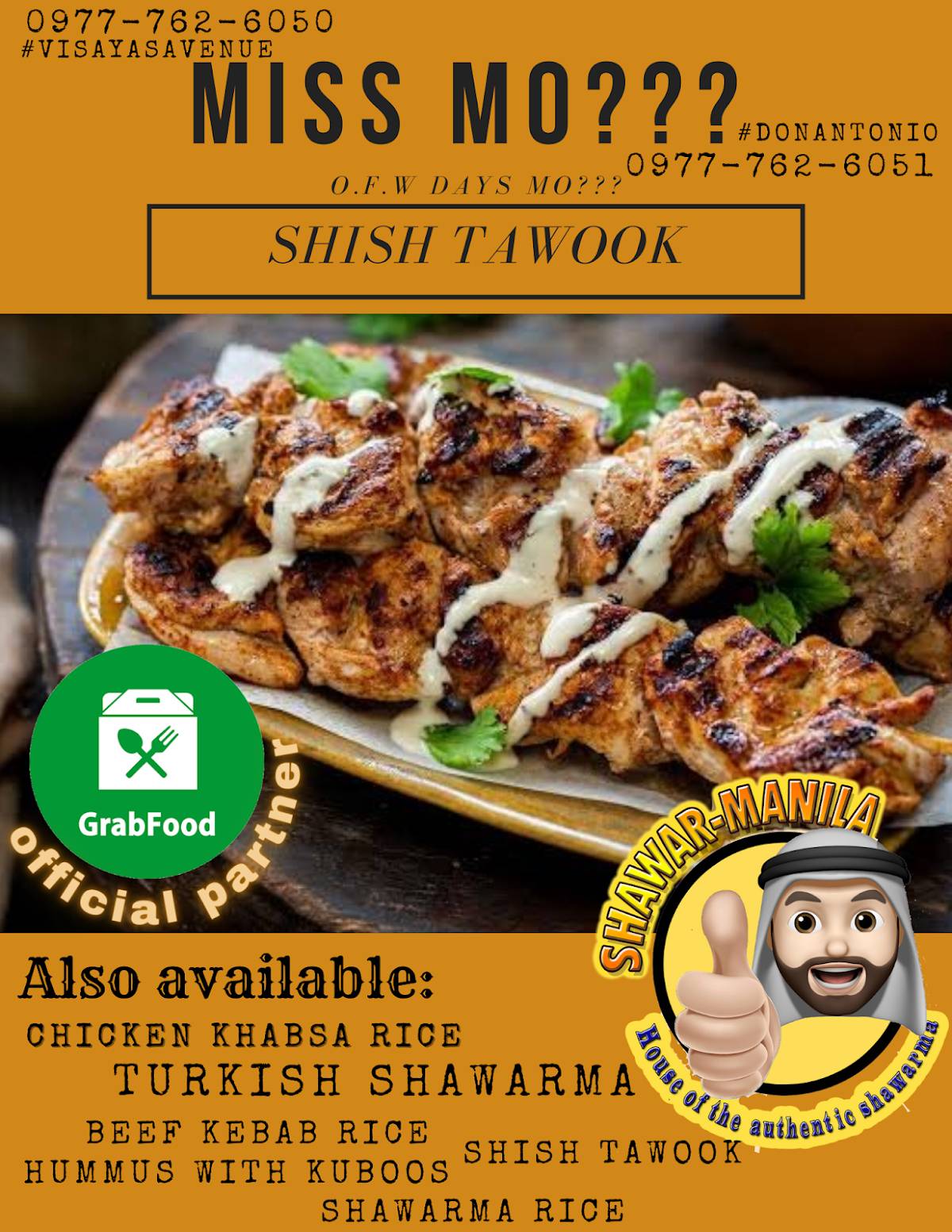 Menu at Shawarmanila - Visayas Avenue restaurant, Quezon City
