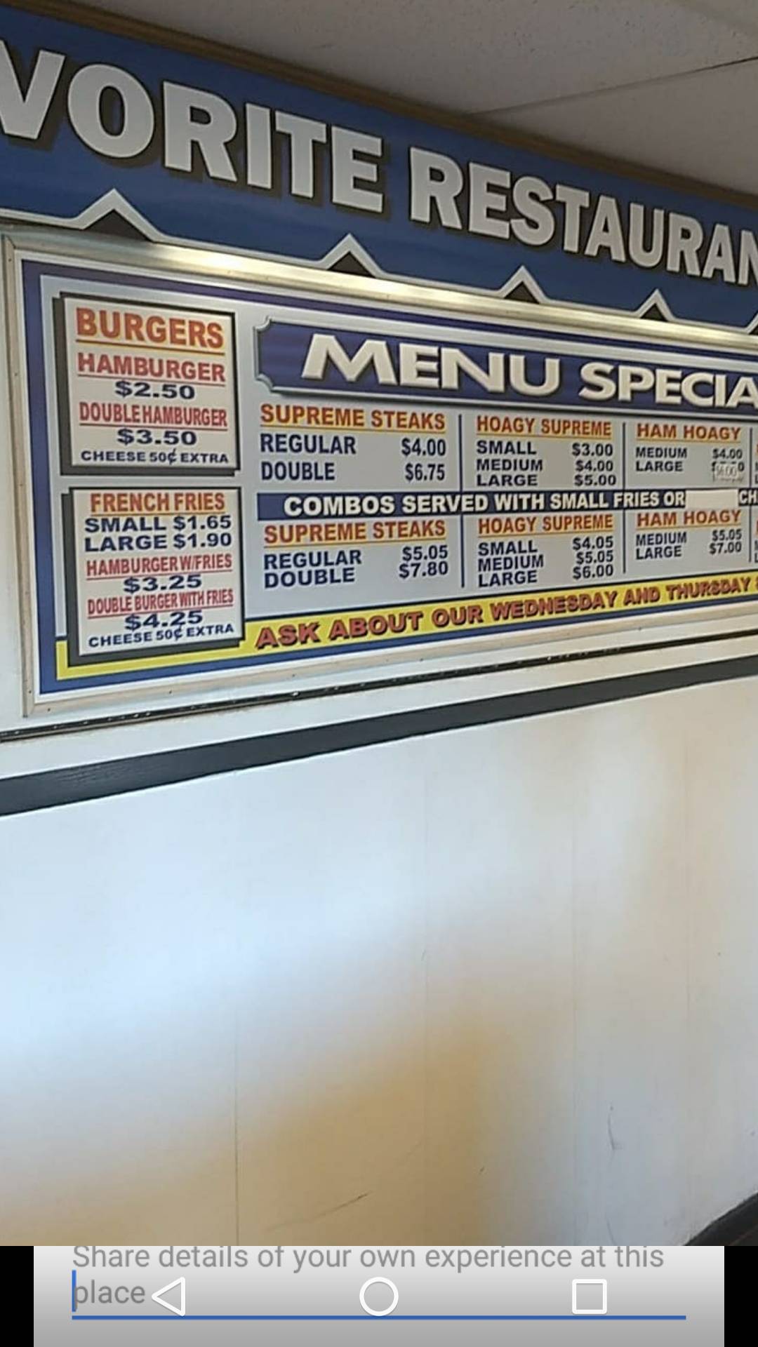 Menu at Taurus Flavors restaurant, Dolton