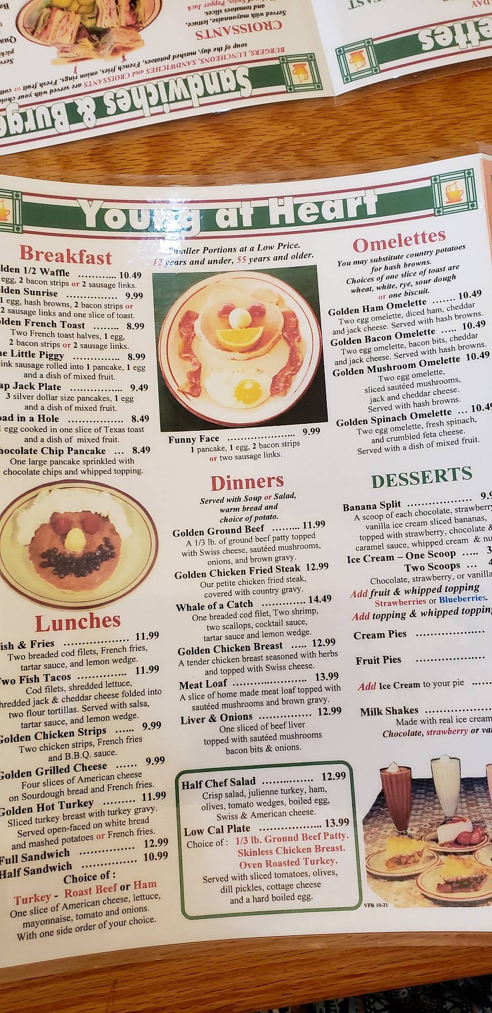 Menu at Vittles Family Restaurant, Anderson