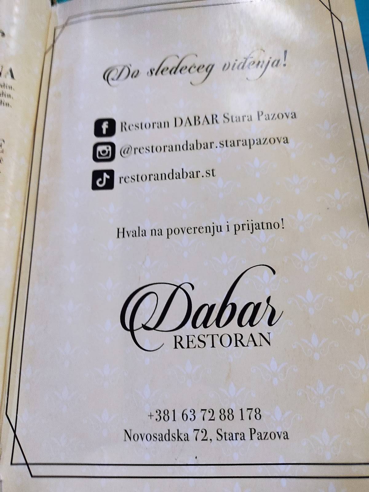 Menu at Restoran TRI AVLIJE Stara Pazova restaurant, Stara Pazova