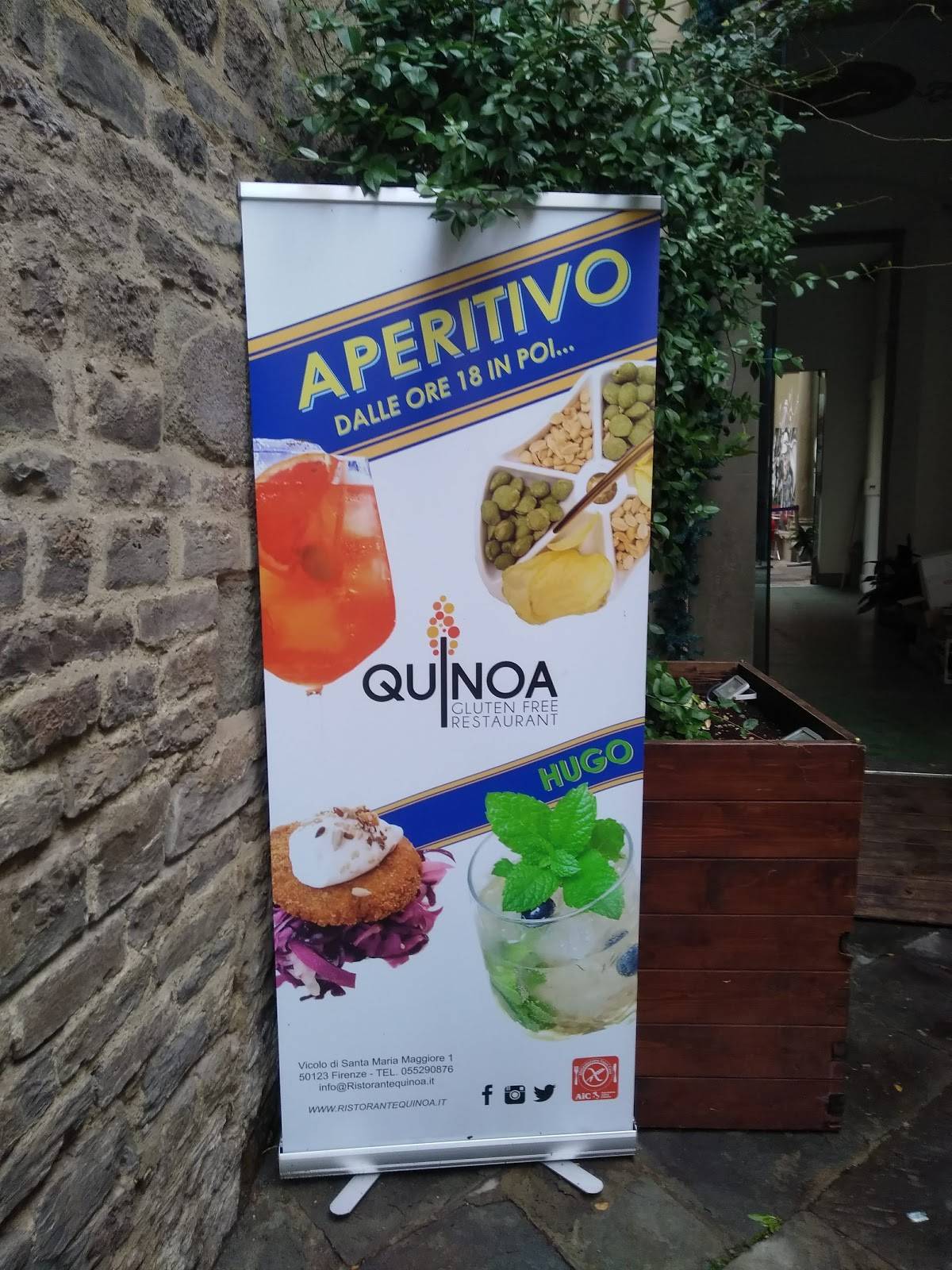 Menu da Ristorante gluten free Quinoa, Firenze, Vicolo di Santa Maria ...