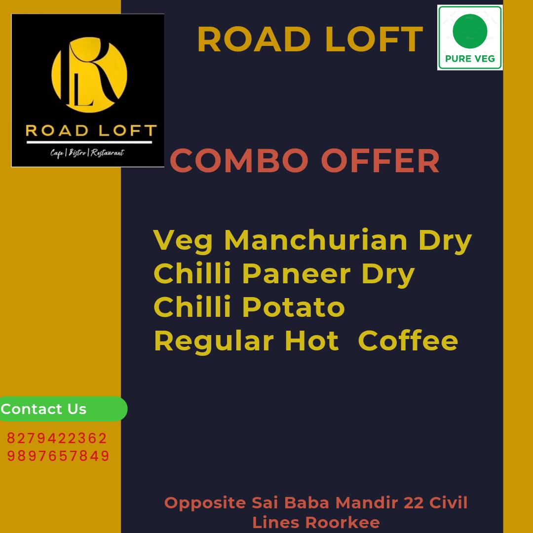 Menu at Road Loft, Roorkee