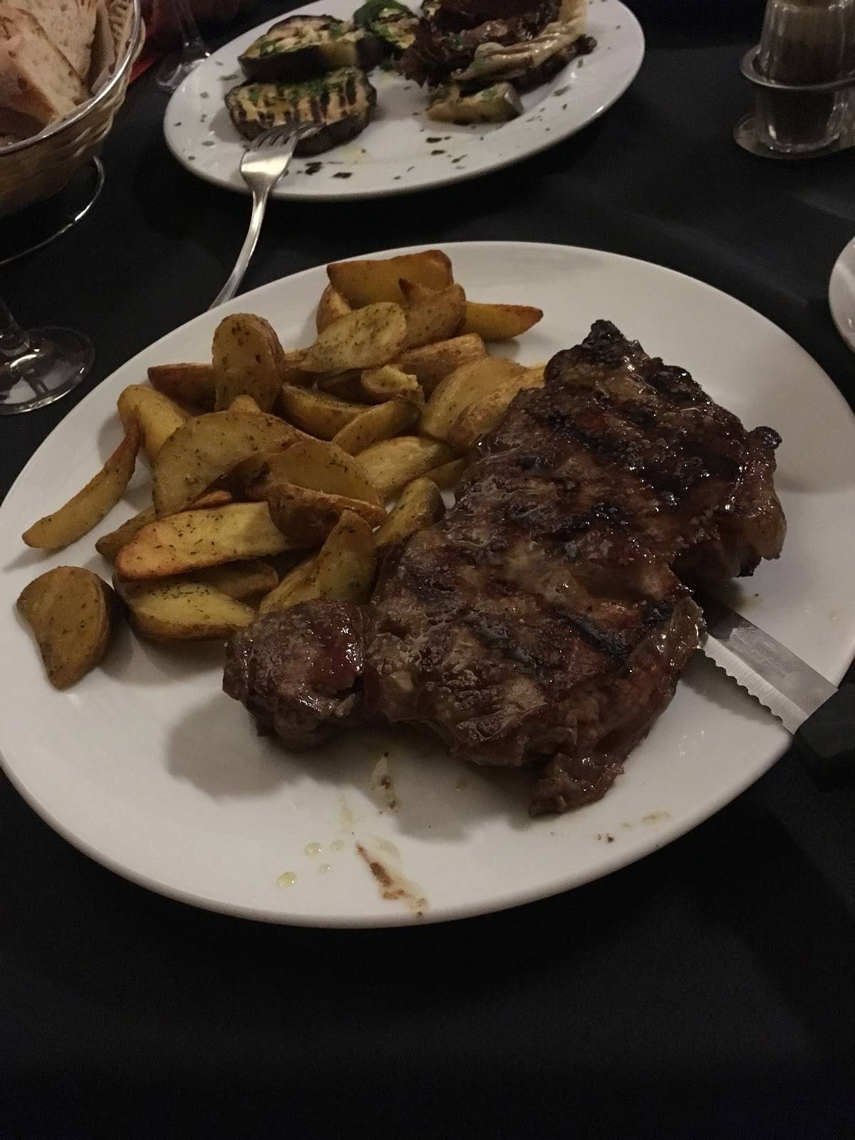 Menu at Le Terme del Colosseo restaurant, Rome