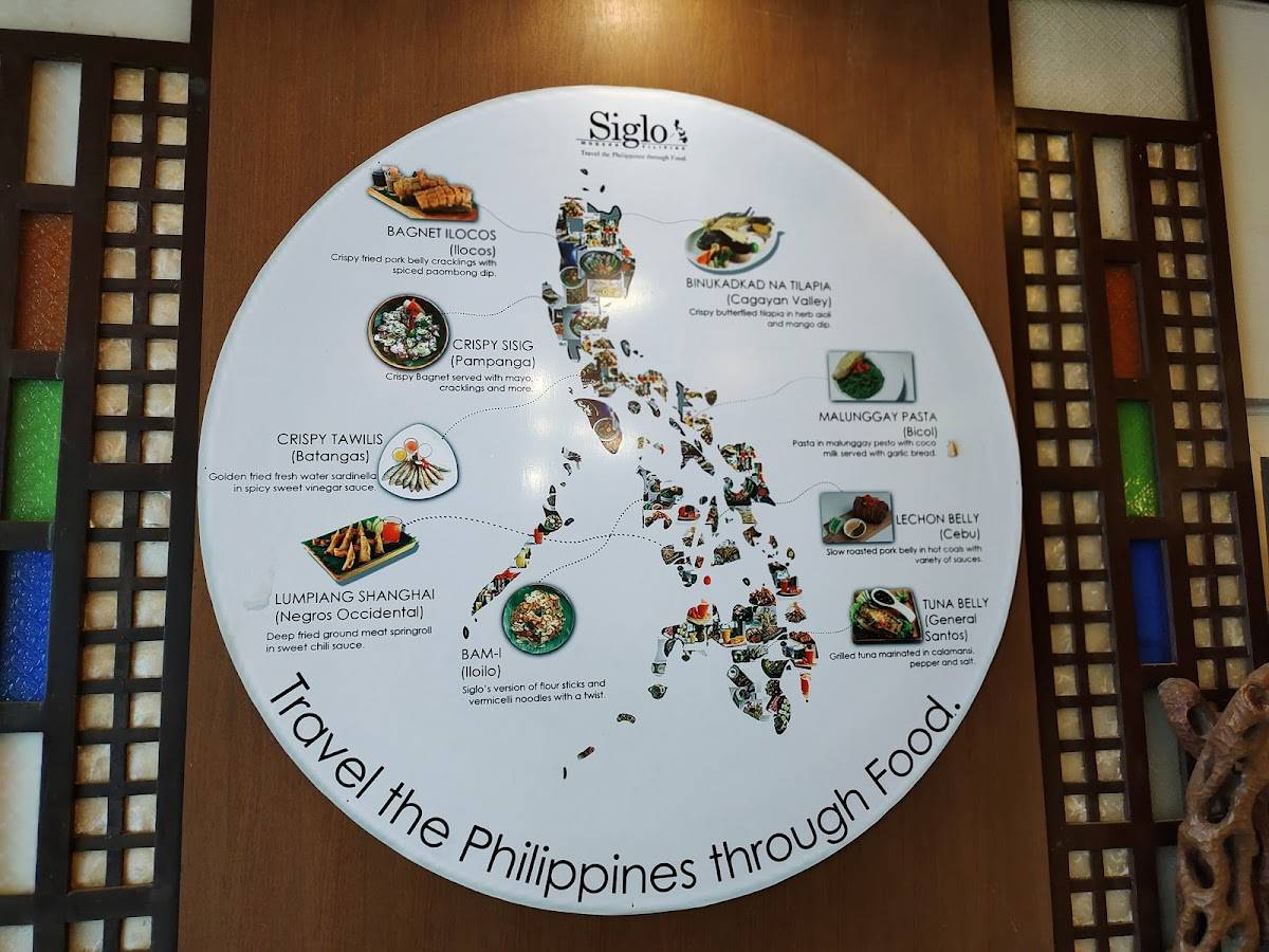 Menu at SIGLO MODERN FILIPINO restaurant, Tagaytay, Tagaytay - Calamba Rd