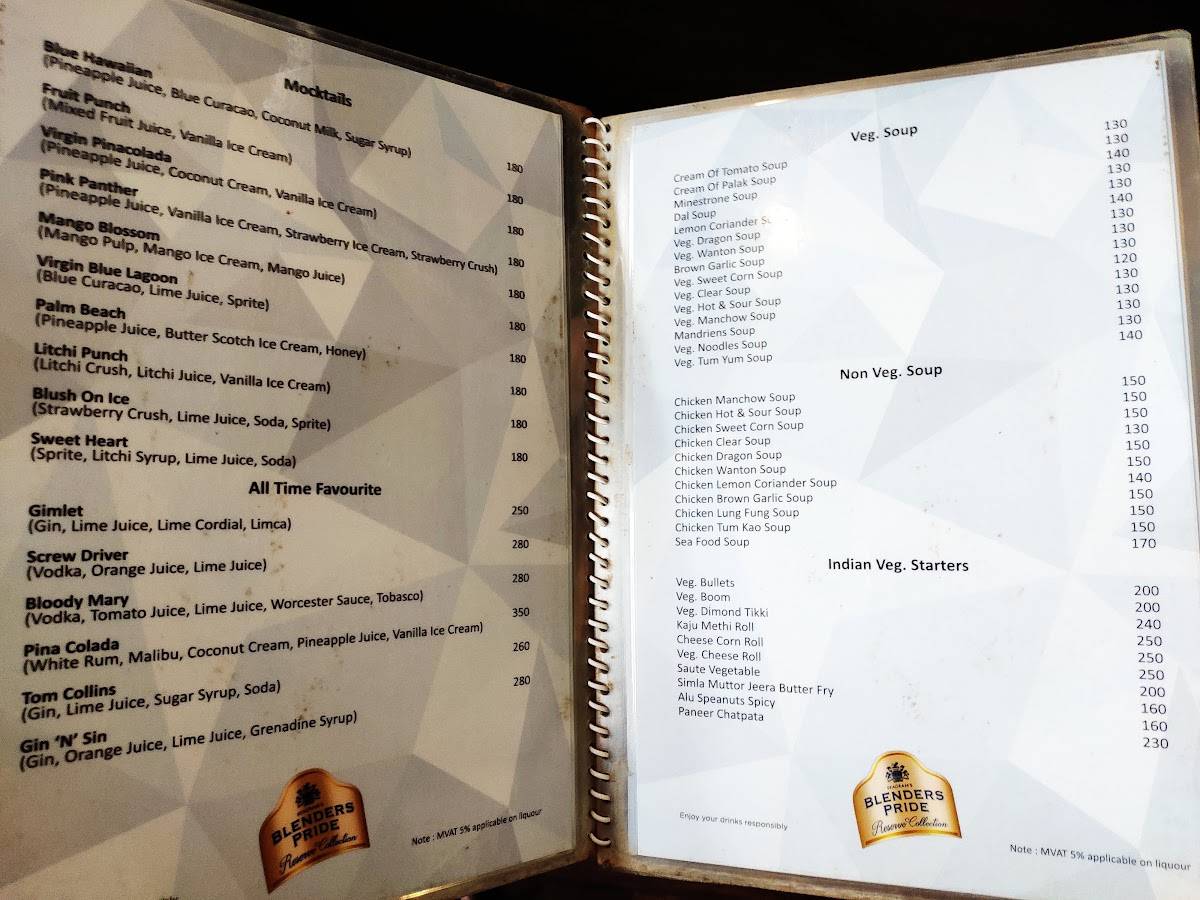 Menu at SONALI FAMILY RESTAURANT AND BAR, Dombivli