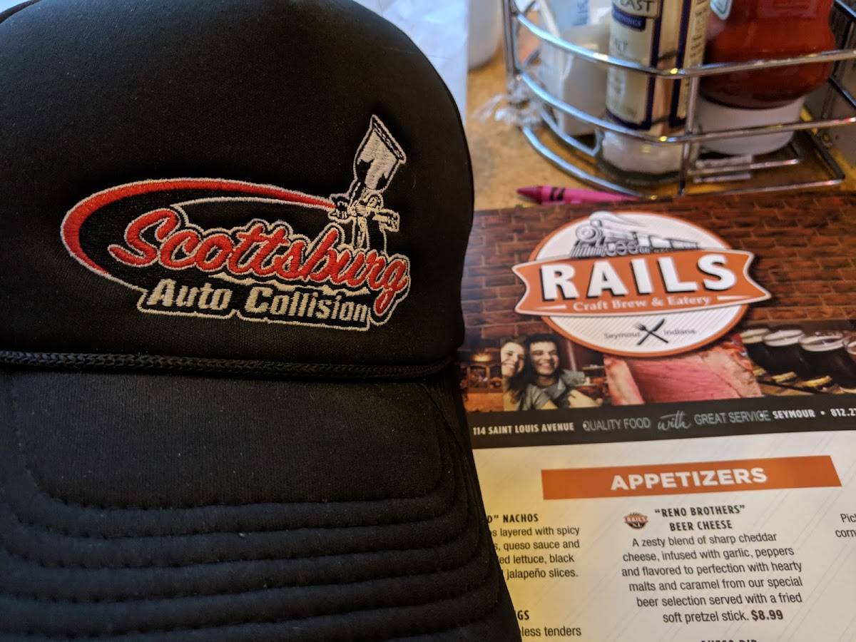 Menu at Rails Craft Brew & Eatery pub & bar, Seymour