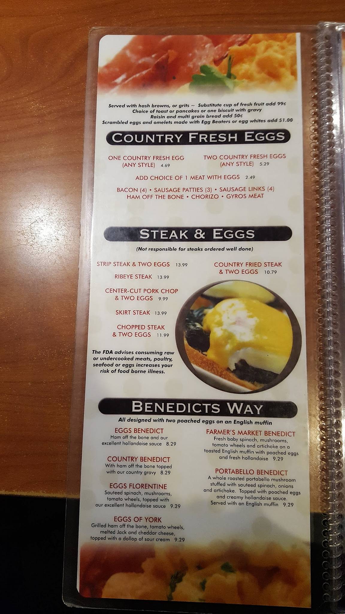 Menu at Silver Dollar Restaurant, Yorkville