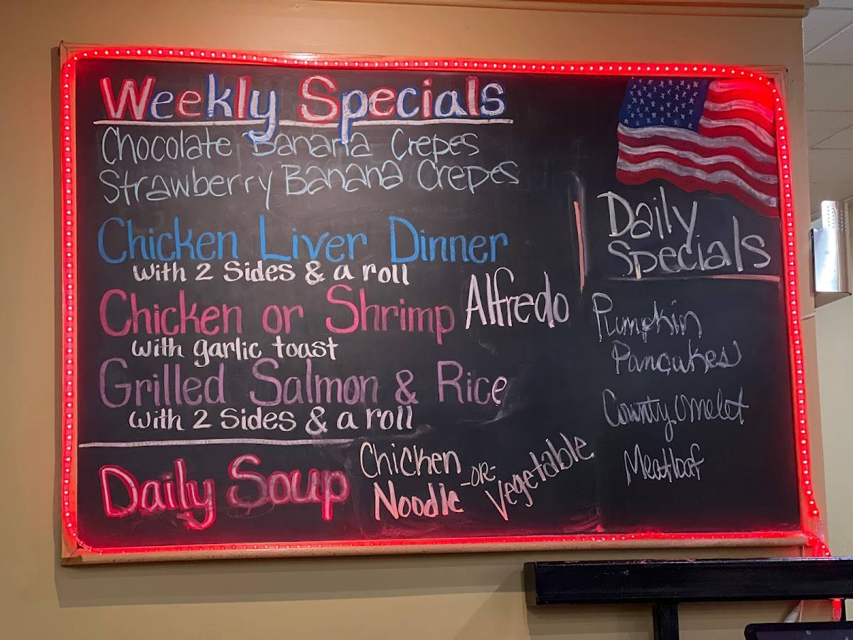 Menu at Silver Skillet Family Diner restaurant, Tulsa