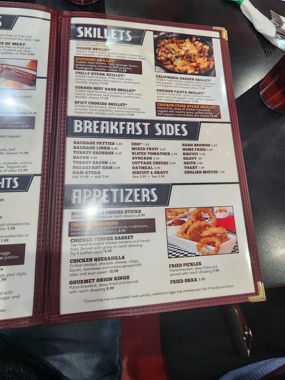 Menu at Silver Skillet Family Diner restaurant, Tulsa