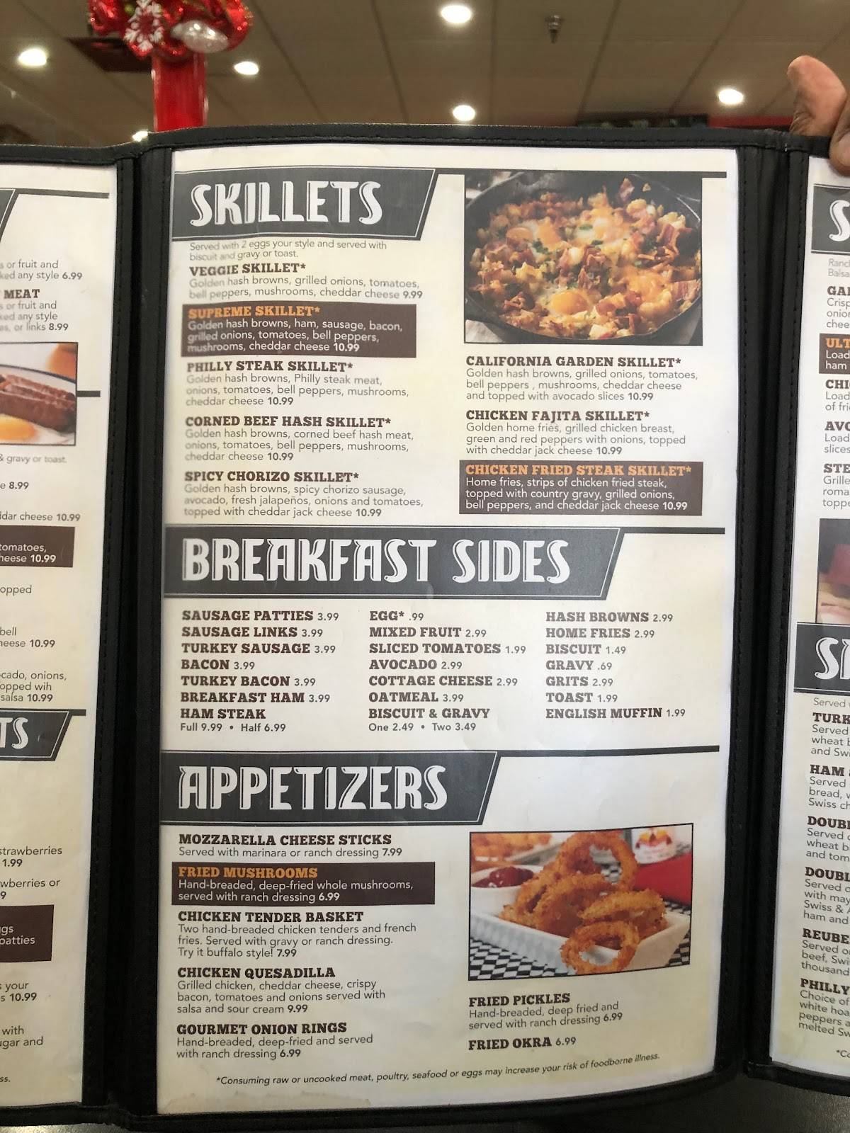 Menu at Silver Skillet Family Diner restaurant, Tulsa
