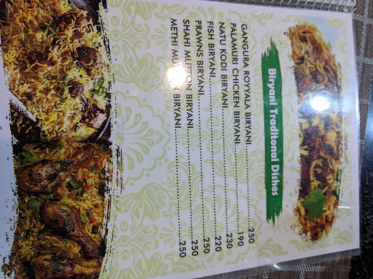 Menu at HOTEL VIVERA GRAND, Sindhanur