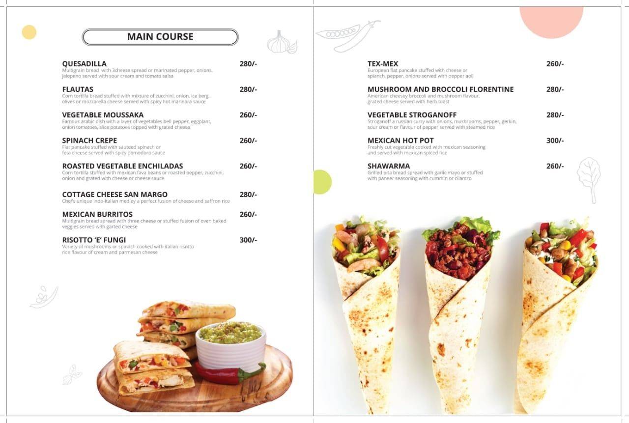 Menu at Spirit O Sound, Ahmedabad, SOS