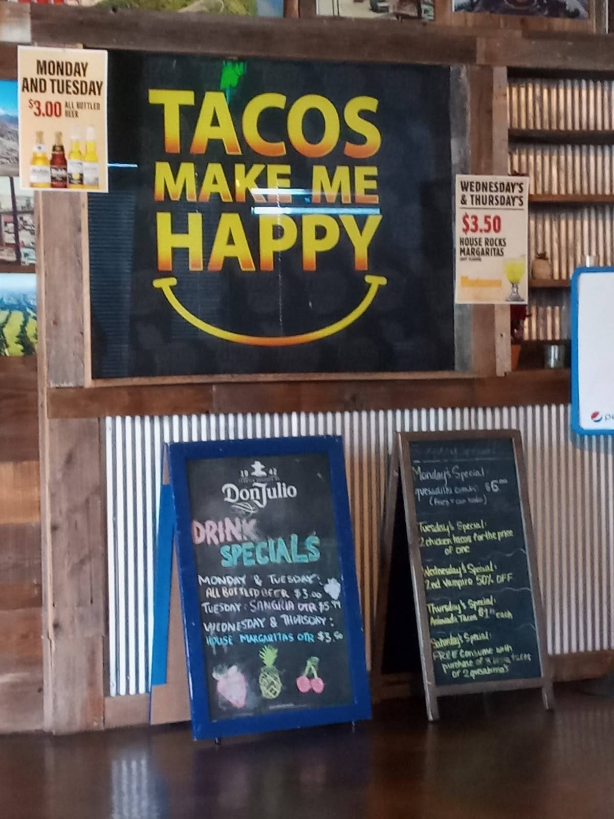 Menu at Tacos tj 664 restaurant, Wichita