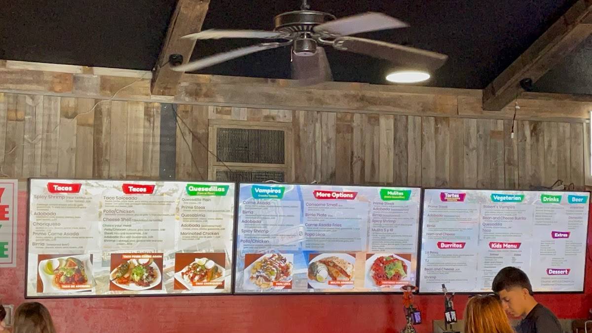 Menu at Tacos tj 664 restaurant, Wichita