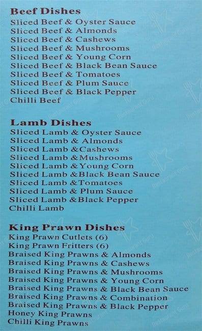 Menu at Tai Pak Chinese Take Away Food fast food, Logan Central, 2 ...