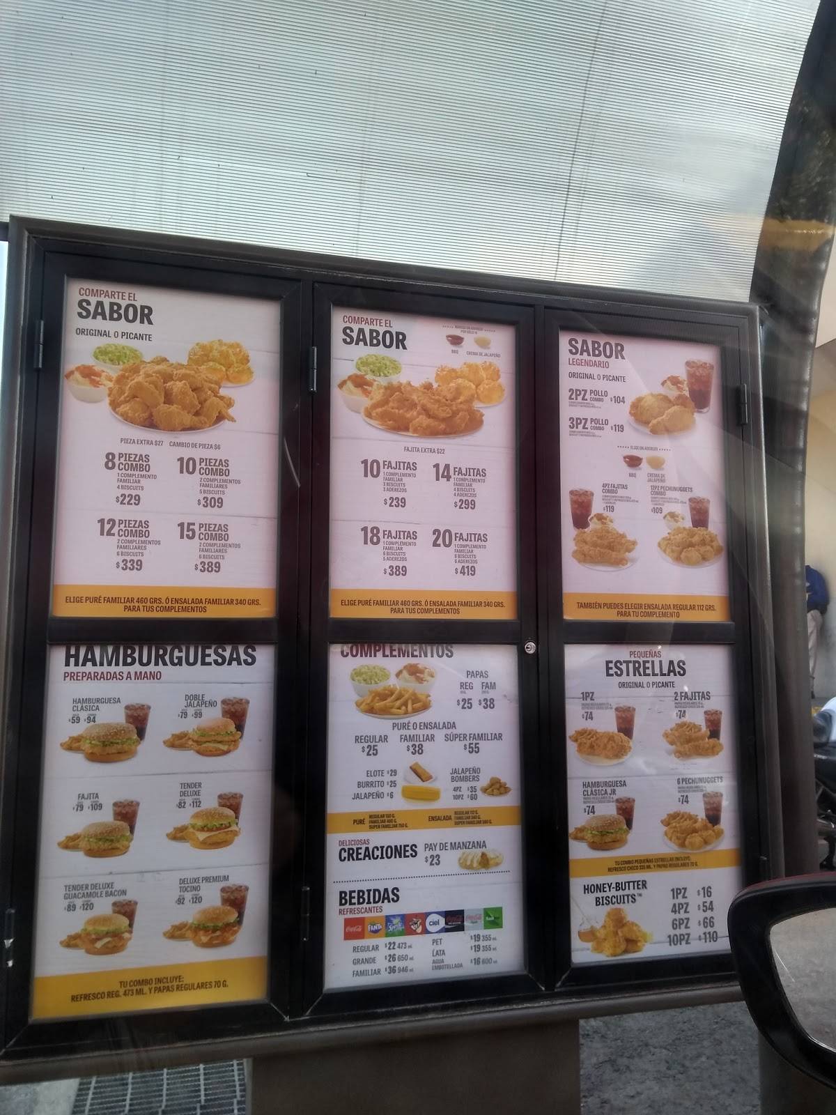 Carta del restaurante Church's Texas Chicken, Tampico, Av. Miguel ...