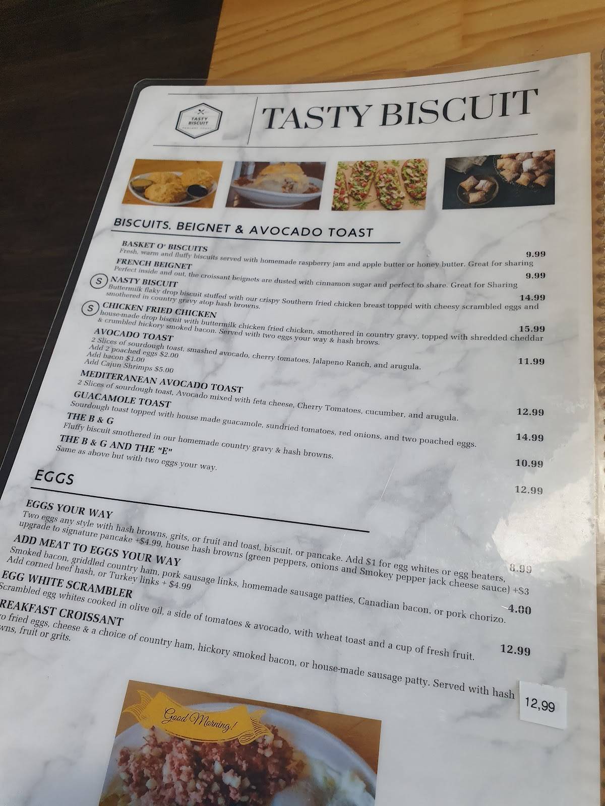 Menu at Tasty Biscuit - Bolingbrook, IL restaurant, Bolingbrook