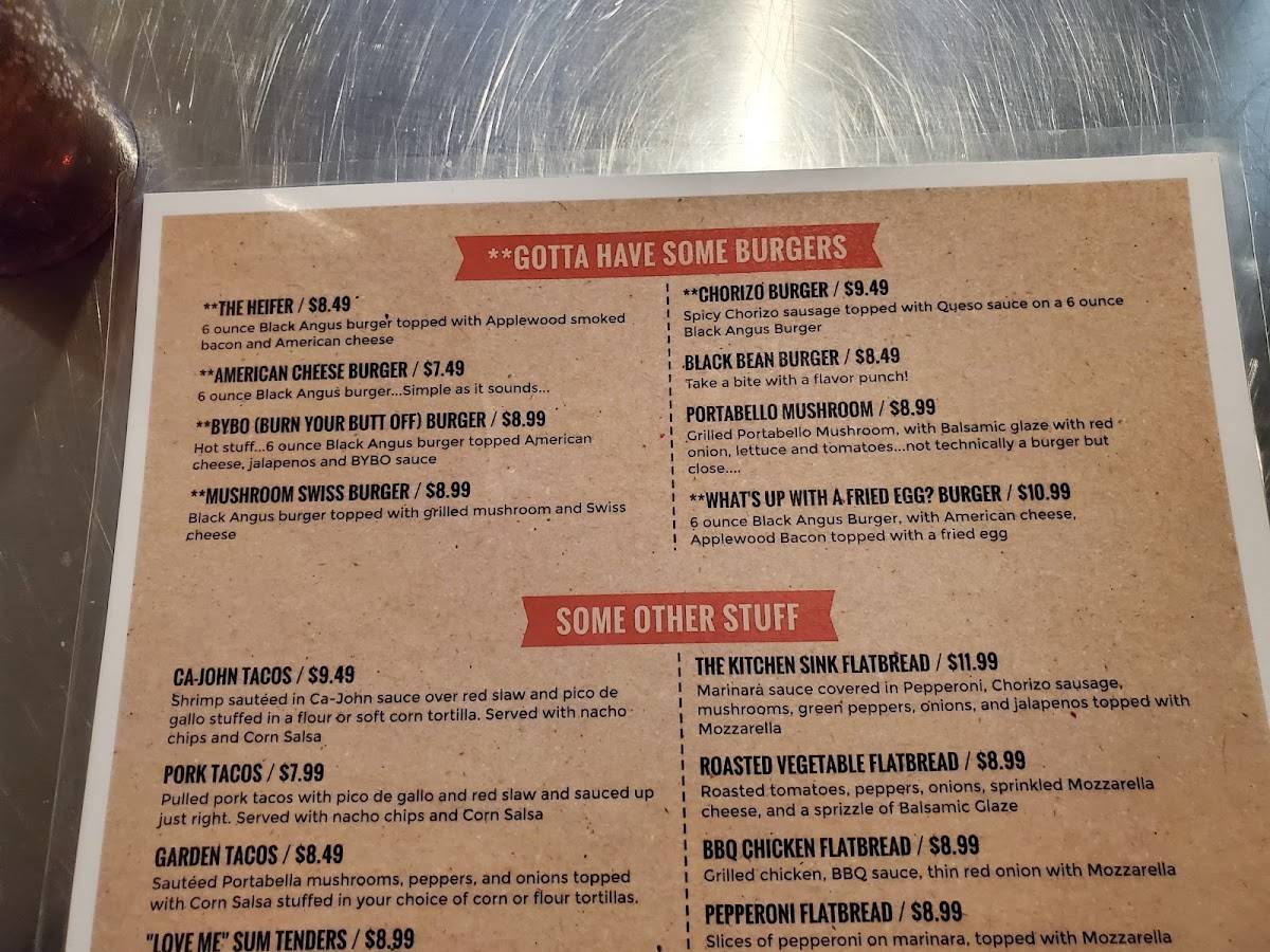 Menu at That Little Pork Shop BBQ, Eden