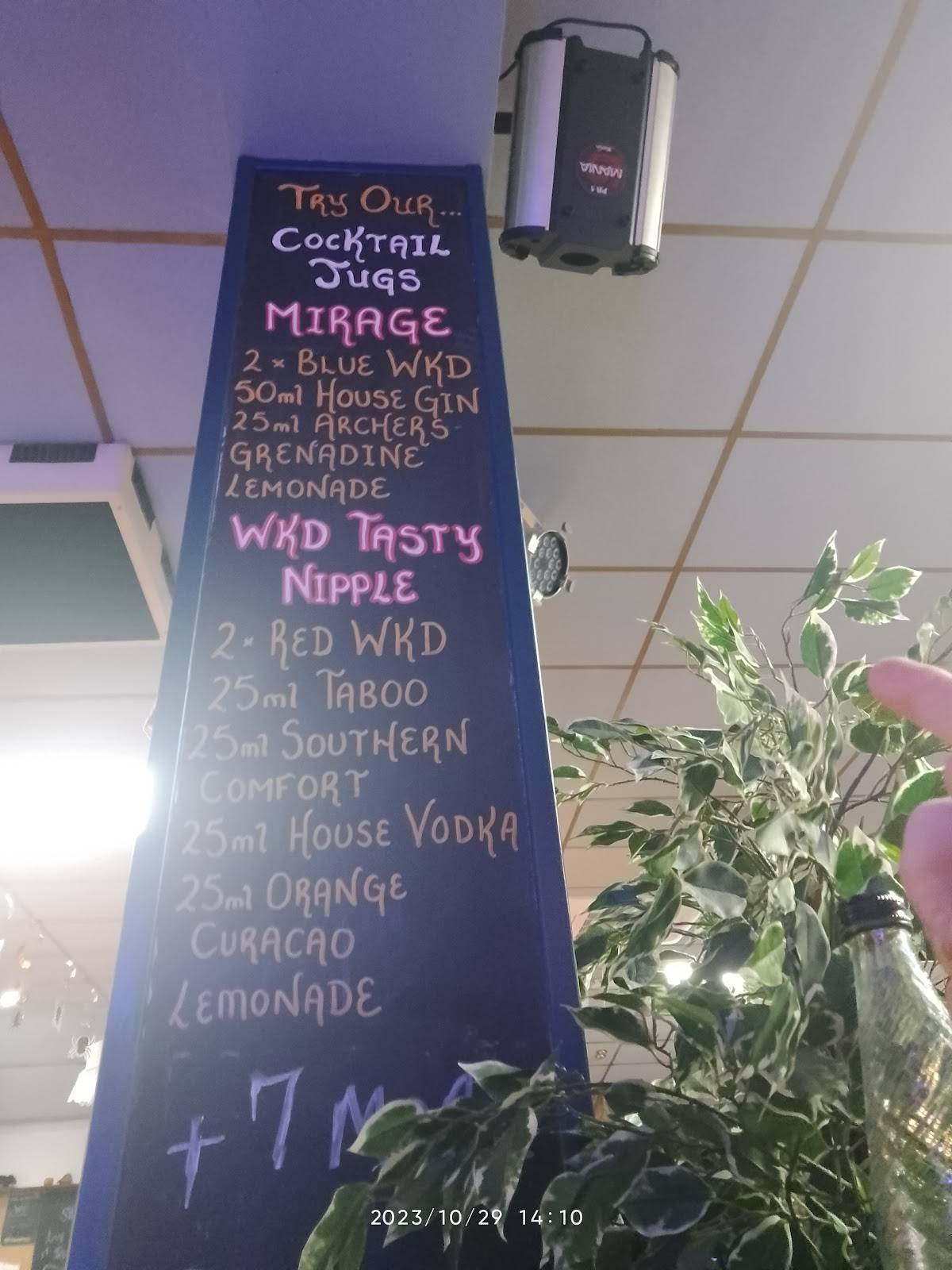 Menu at The Buccaneer pub & bar, Filey