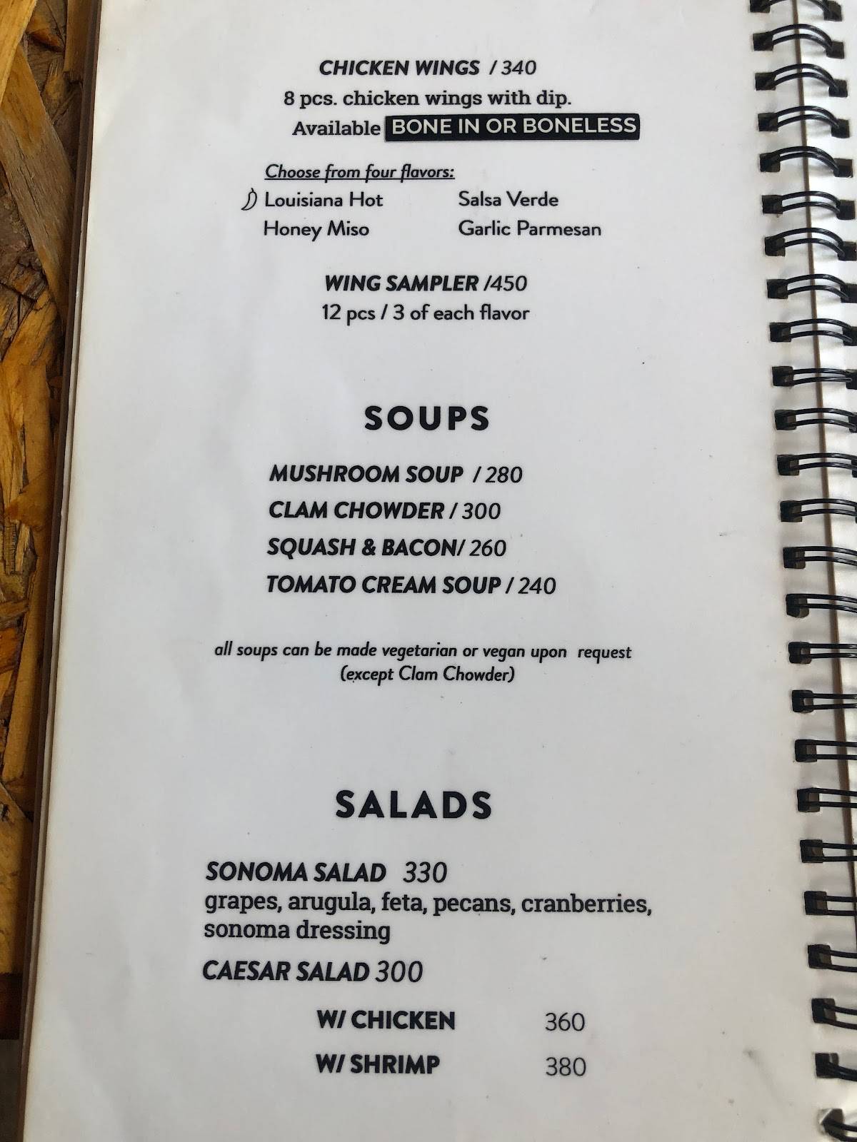 Menu at The Fat Seed Cafe + Roastery, Taguig
