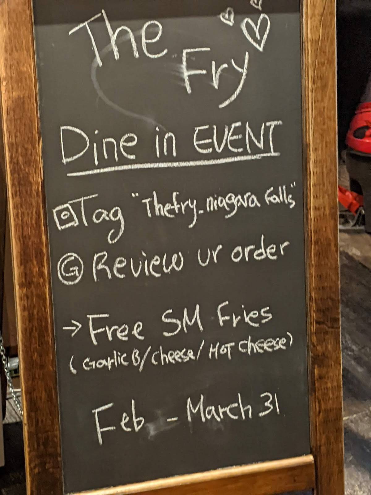 Menu at The Fry (Korean Fried Chicken), Niagara Falls
