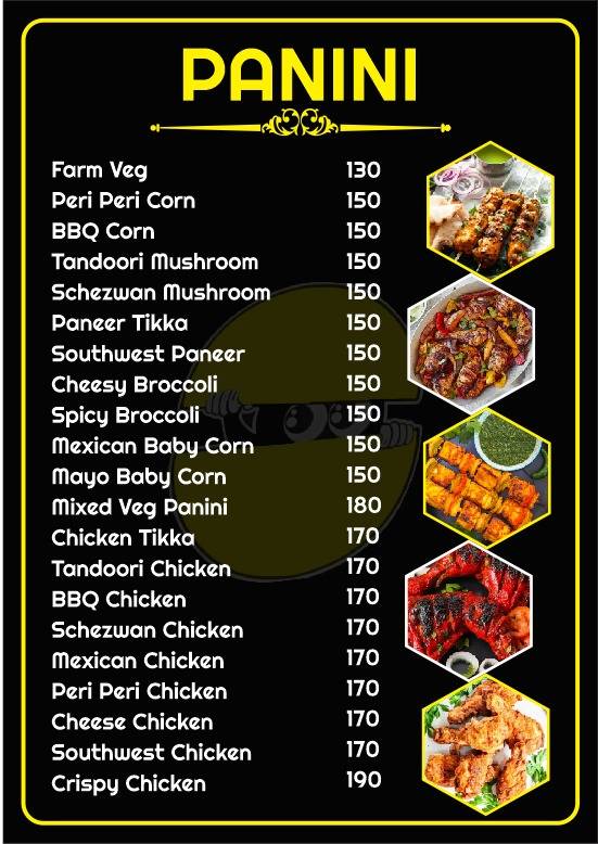 Menu at The Hide - Inn Cafe, Chennai