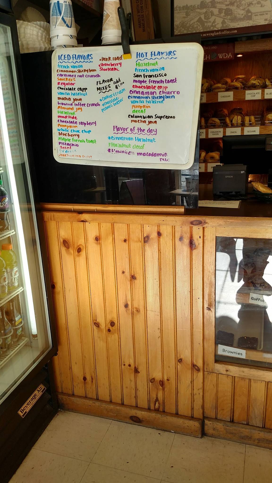 Menu at The Little Coffee Bean cafe, Upton