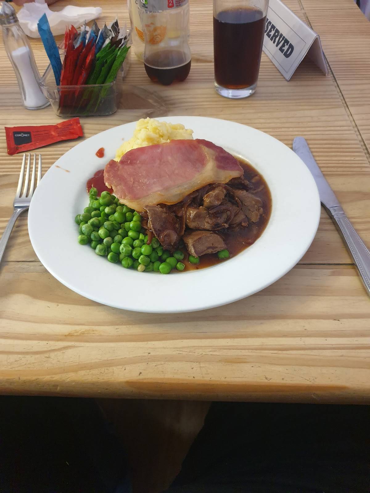 Menu at The Old Bakery, Chatteris