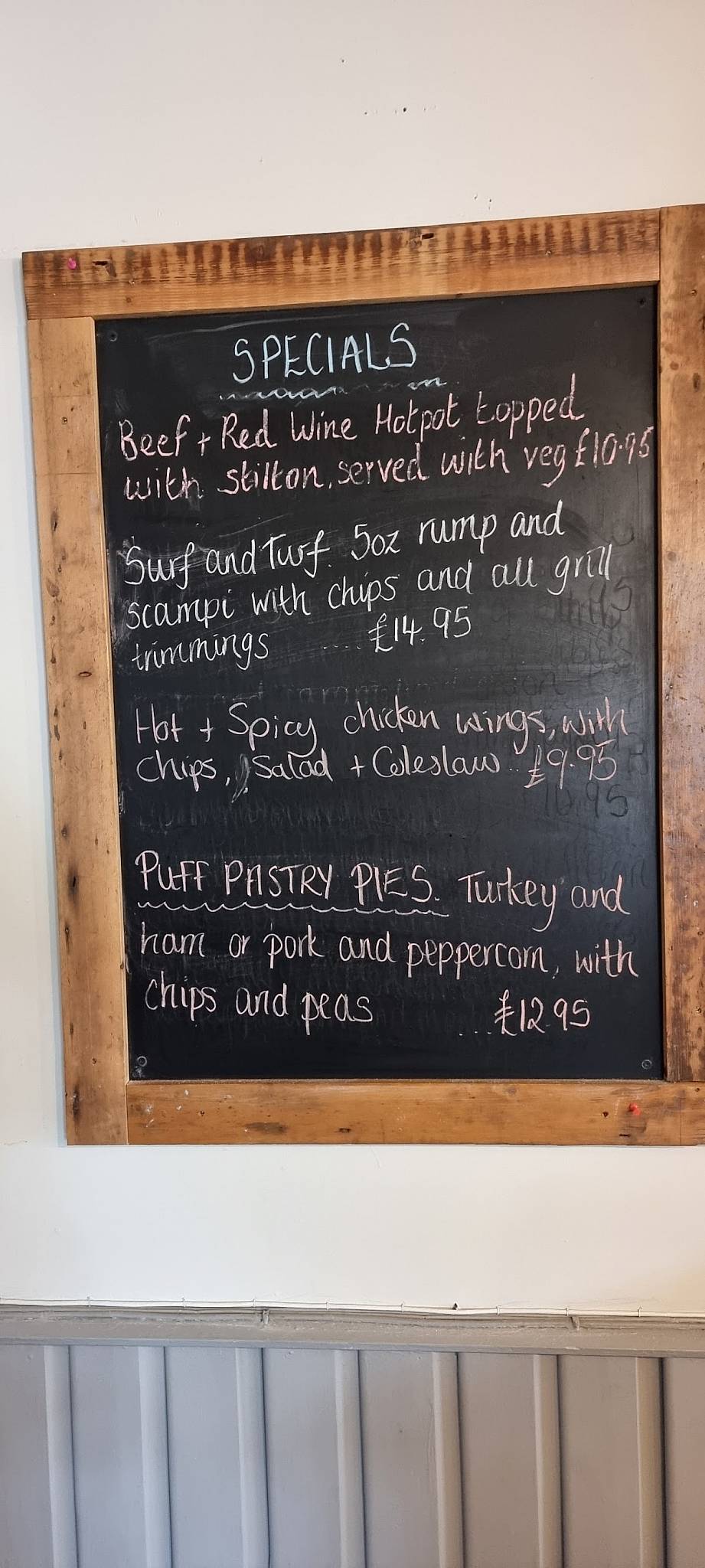 Menu at The Orchard Inn pub & bar, Highbridge