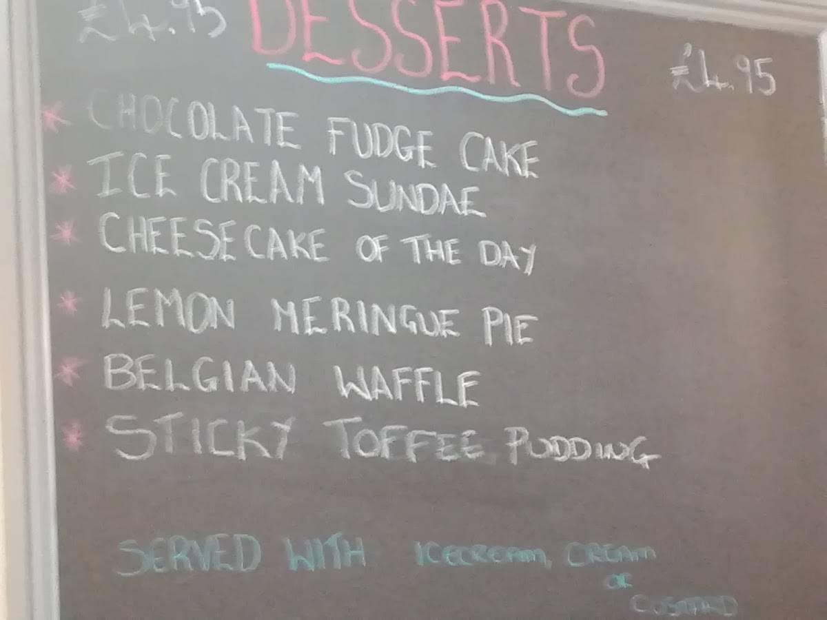 Menu at The Red Lion pub & bar, Whitley Bay