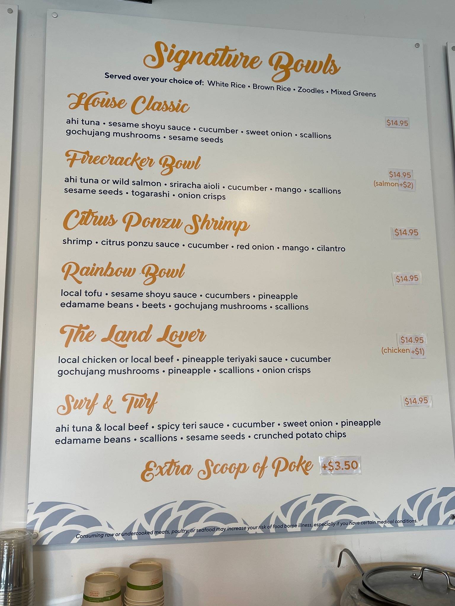 Menu at The Scale pub & bar, Williston