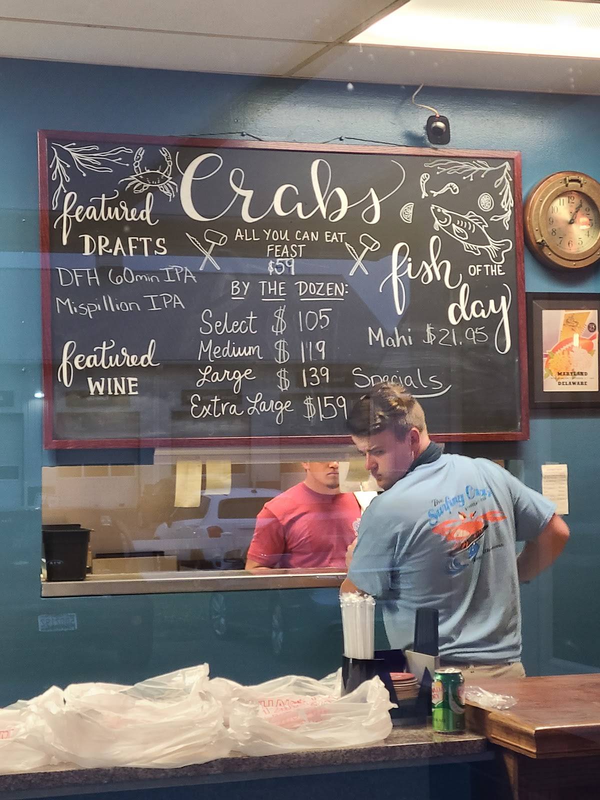 Menu at The Surfing Crab Restaurant and Bar, Lewes, Coastal Hwy