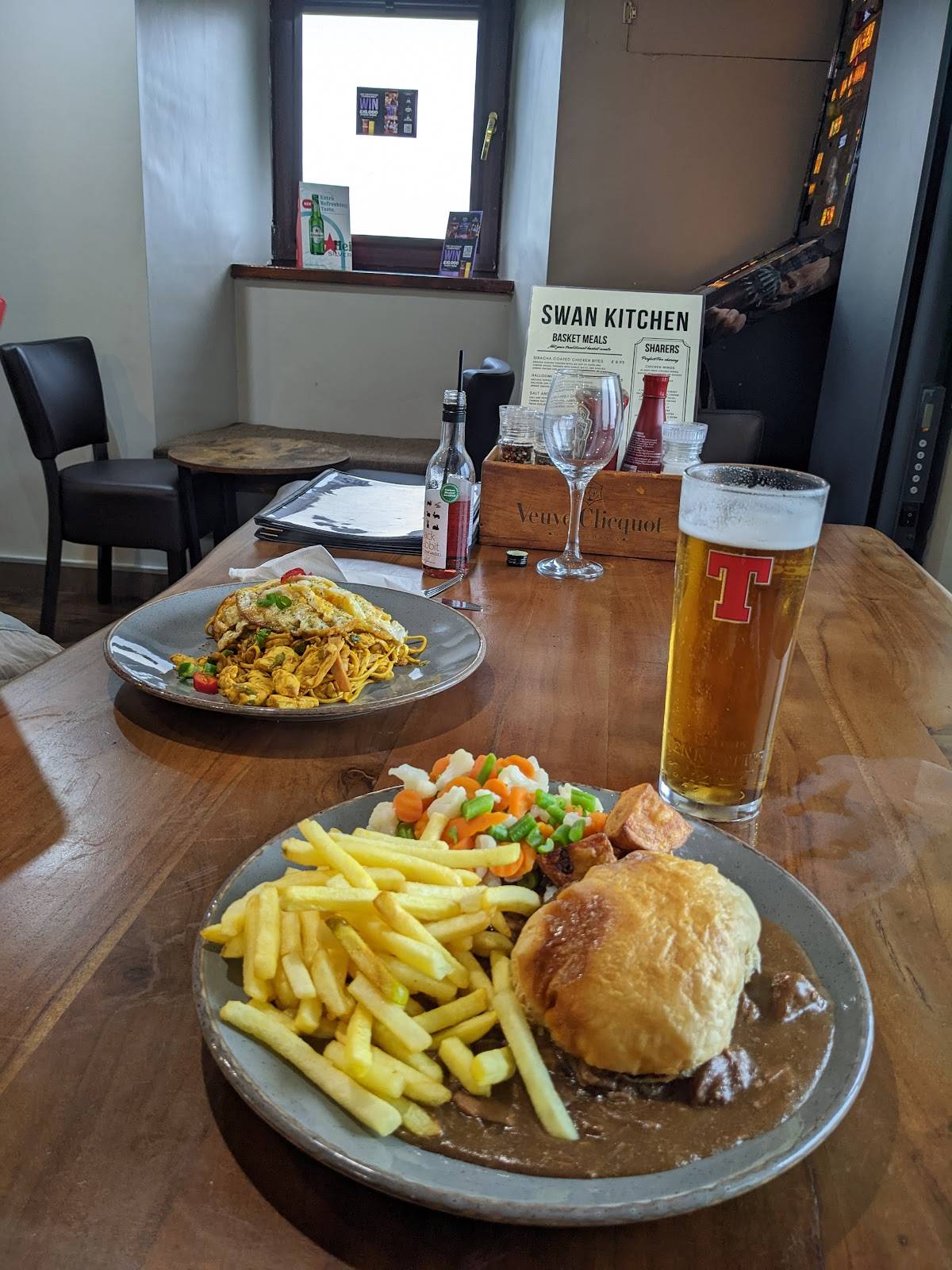 Menu at The Swan Inn restaurant, Stranraer