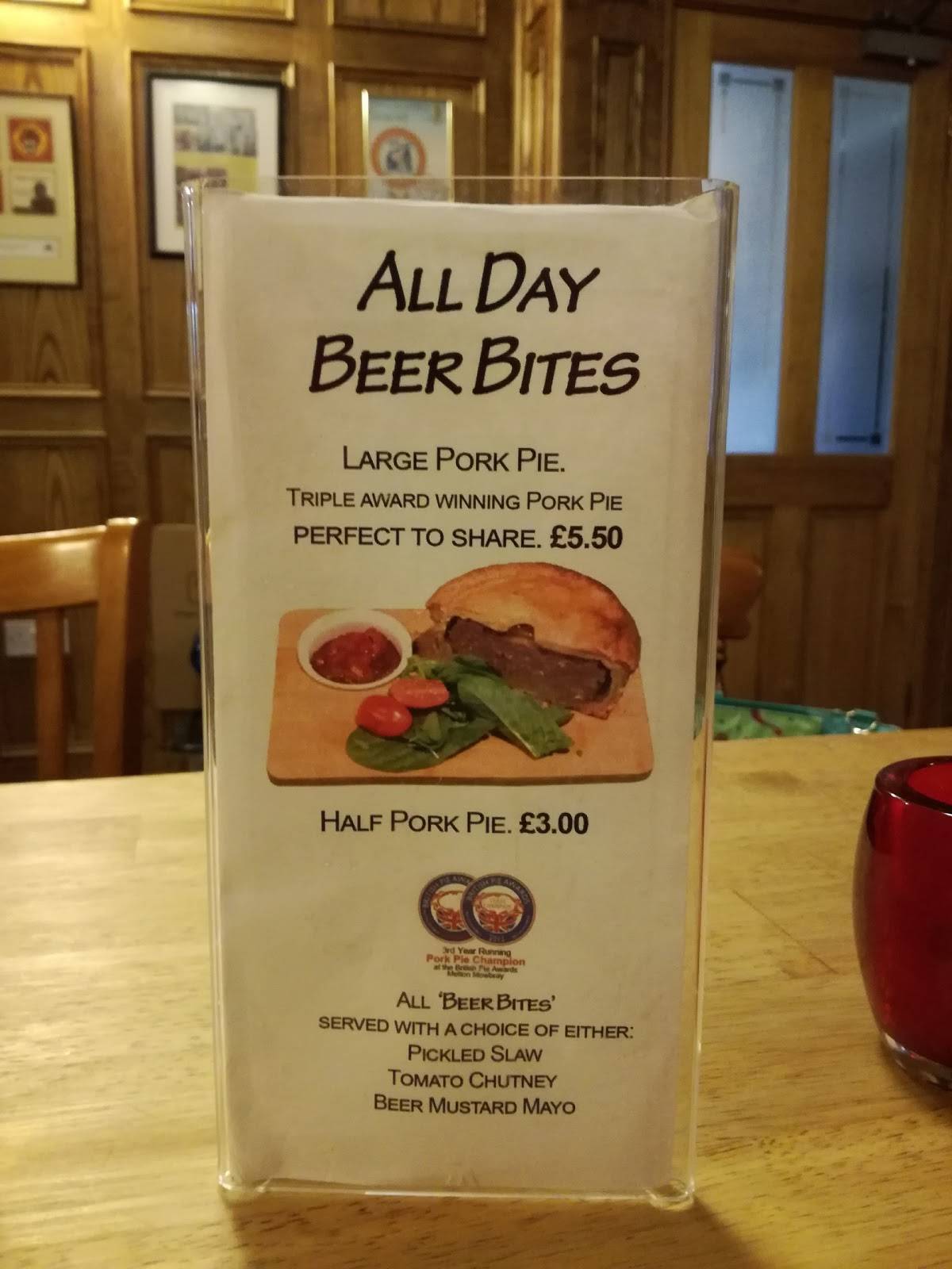 Menu at The Wild Boar pub & bar, Warwick