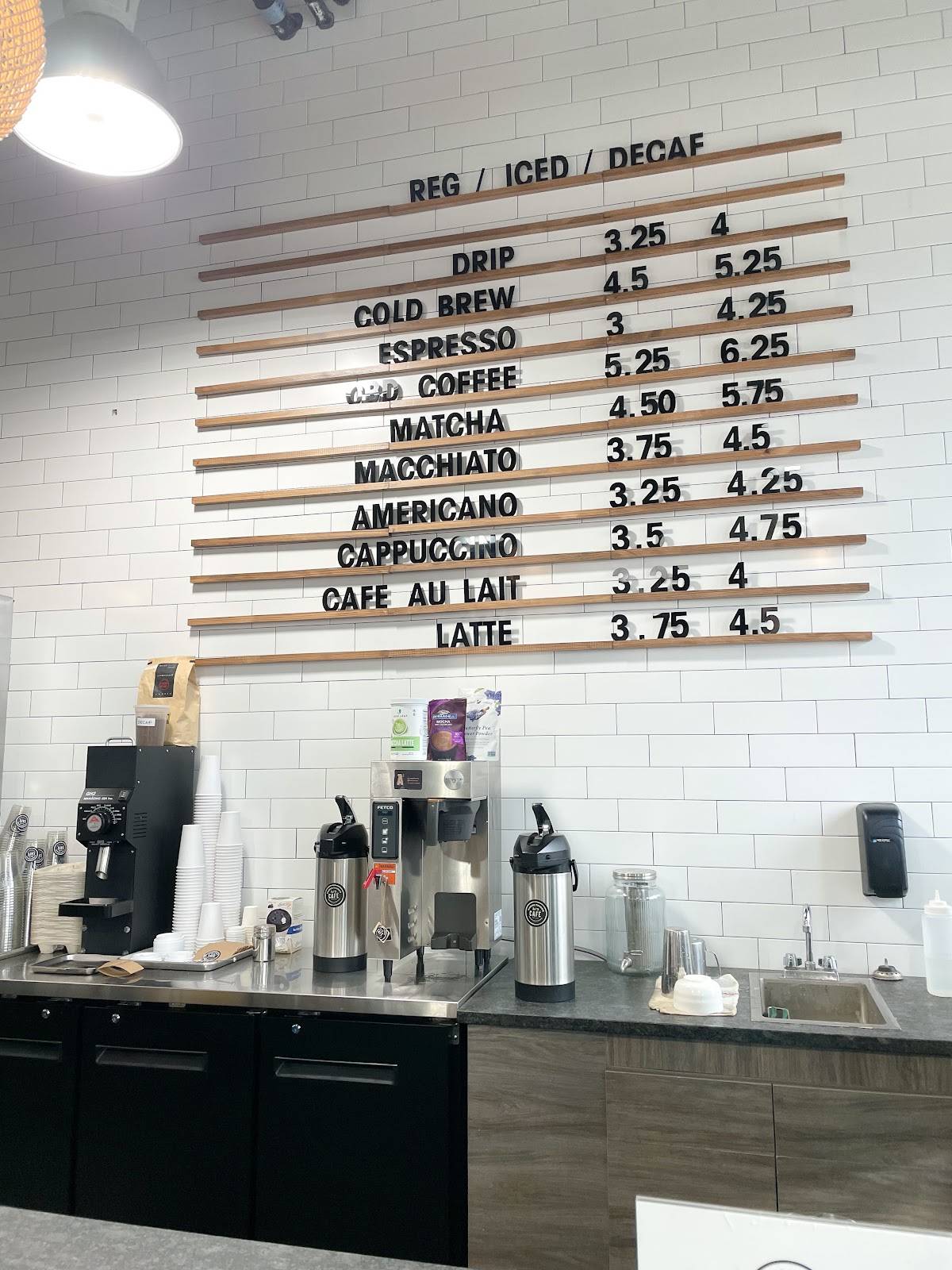 Menu at Three Thirds Cafe, Jersey City