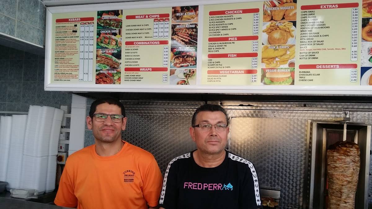 Menu at Turkish Delight Kebab Shop fast food, Chatham