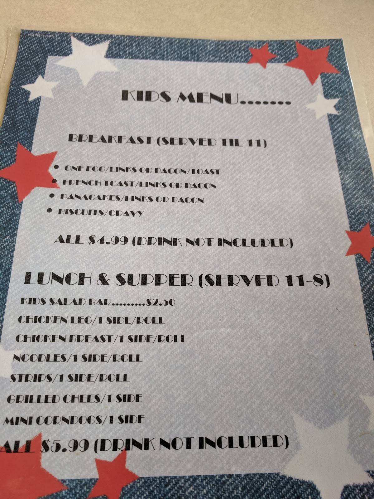 Menu at Apple Dumpling restaurant, Urbana