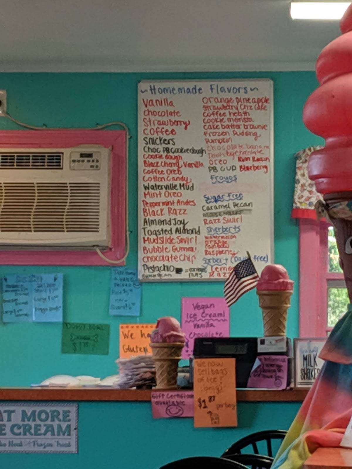 Menu at Lickity Splitz restaurant, Winchendon