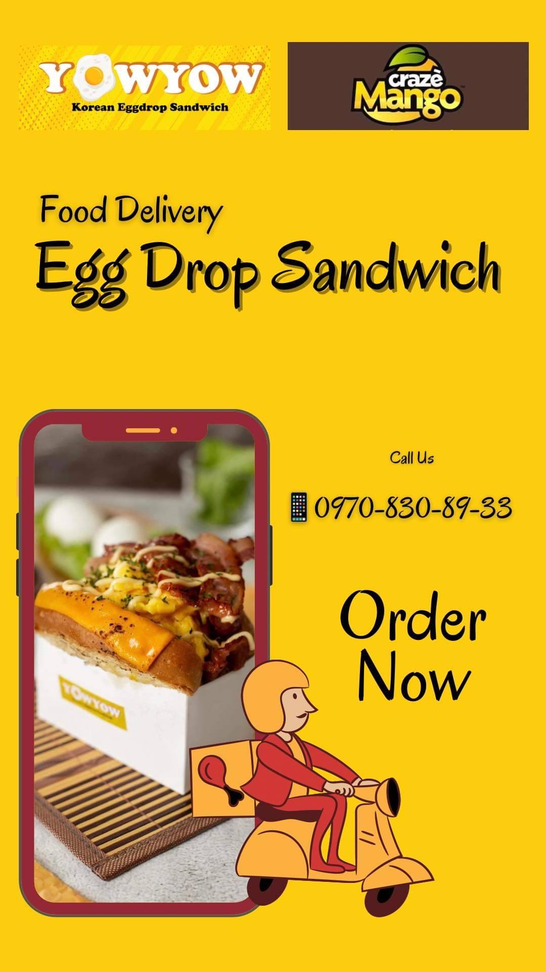 Menu at YowYow Korean Egg Drop - Sampaloc Branch, Manila