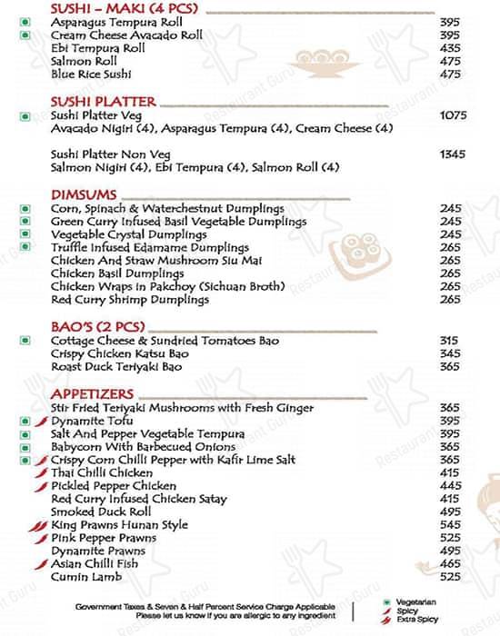 Menu at Asia Kitchen By Mainland China, Pune, Store EB/SF/15