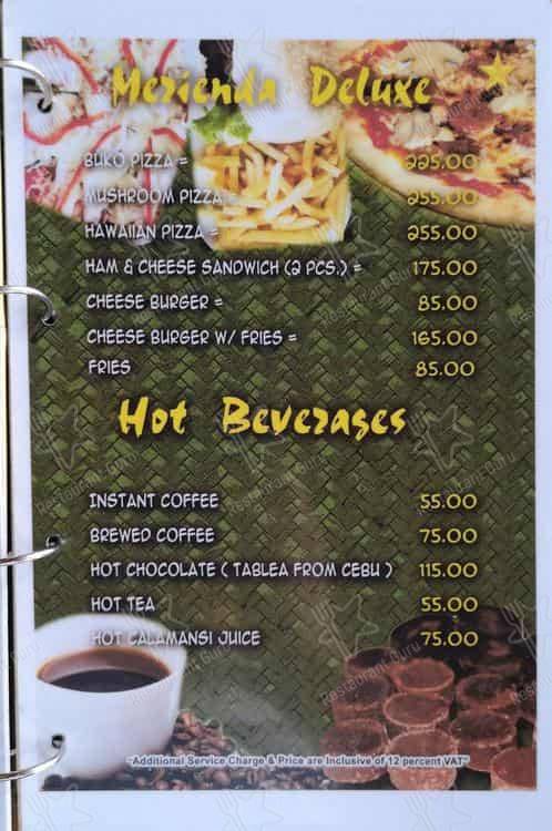 Menu at Green ATS Restaurant, Tagaytay, Tagaytay - Nasugbu Hwy