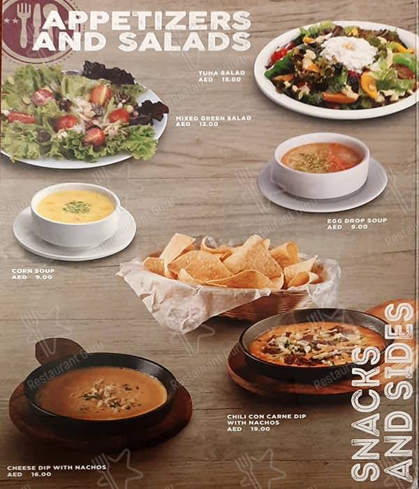 Menu at Teriyaki Boy & Sizzlin' Steak restaurant, Abu Dhabi, Al Wahda Mall