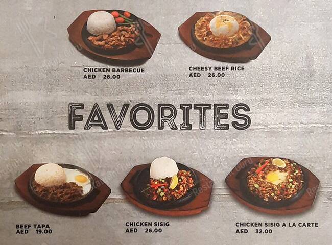 Menu at Teriyaki Boy & Sizzlin' Steak restaurant, Abu Dhabi, Al Wahda Mall