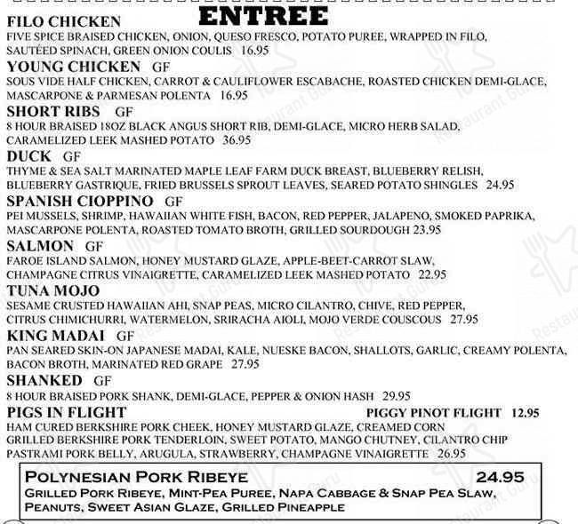 Menu at The Saddle Room pub & bar, Hoffman Estates