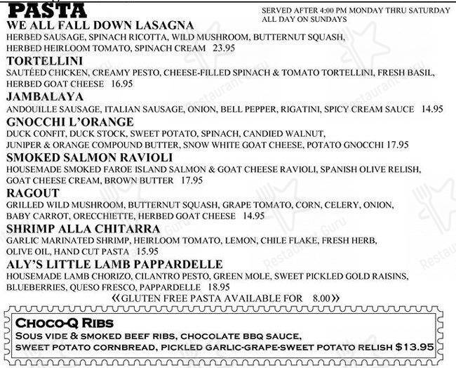 Menu at The Saddle Room pub & bar, Hoffman Estates