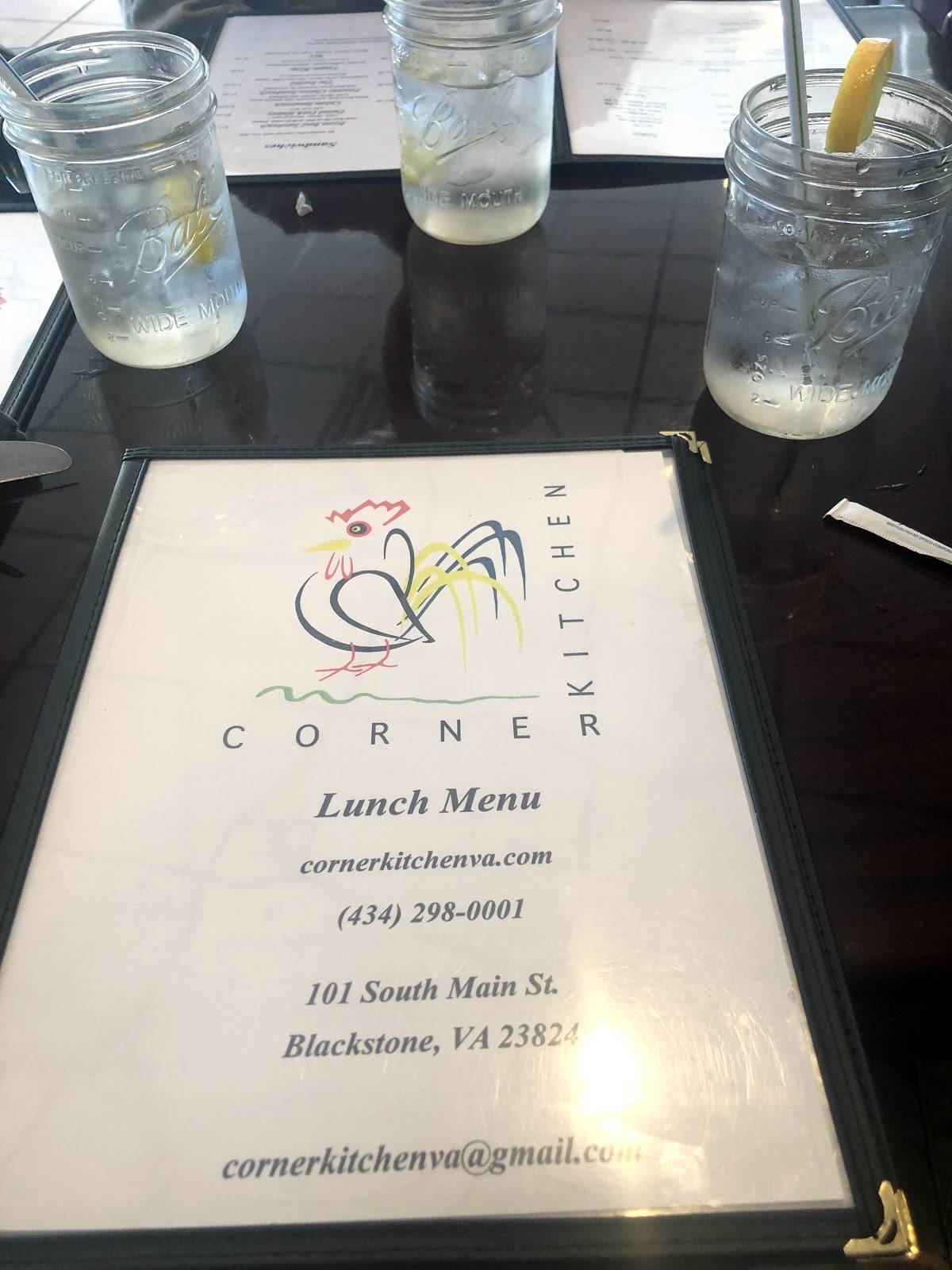 Menu at 101 on Main Eatery and Pub (formerly Corner Kitchen), Blackstone