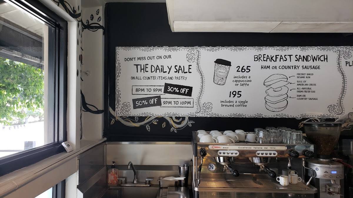 Menu at Abaca Baking Company cafe, Cebu City, Paseo arcenas