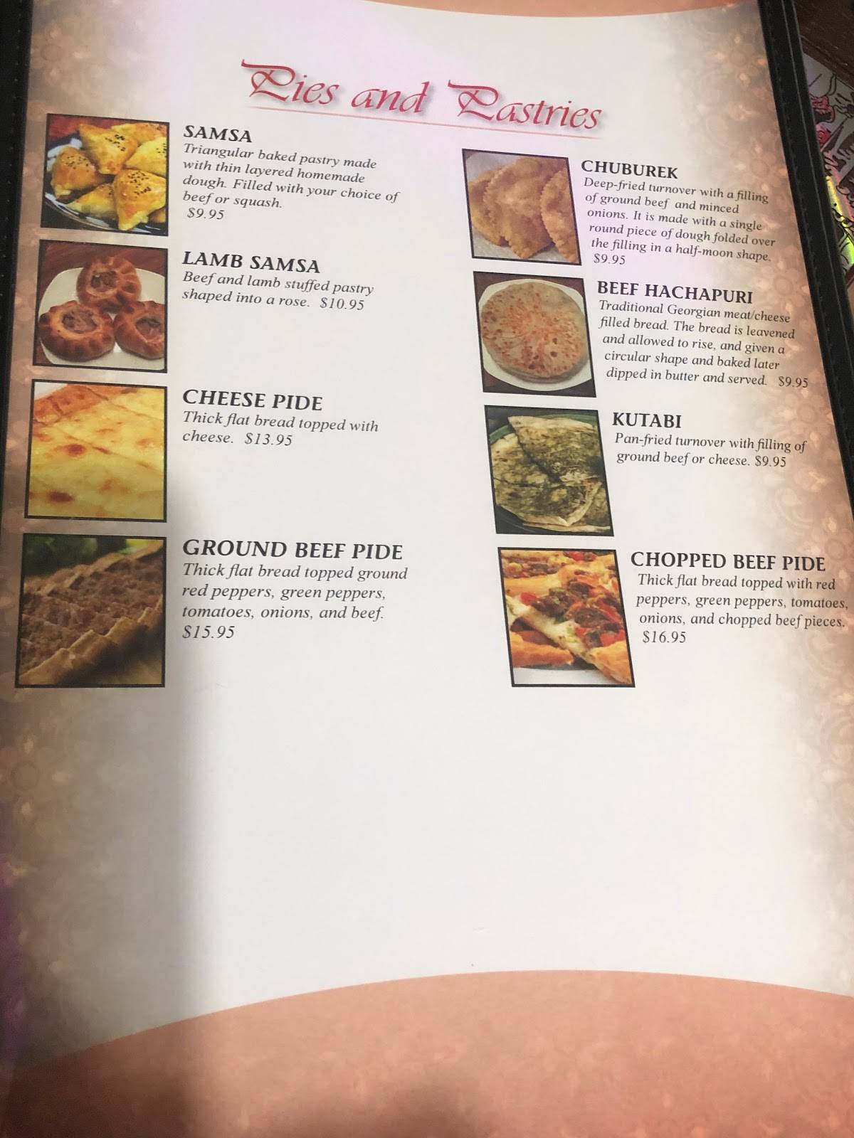 Menu at Sultan Family Restaurant, Agawam