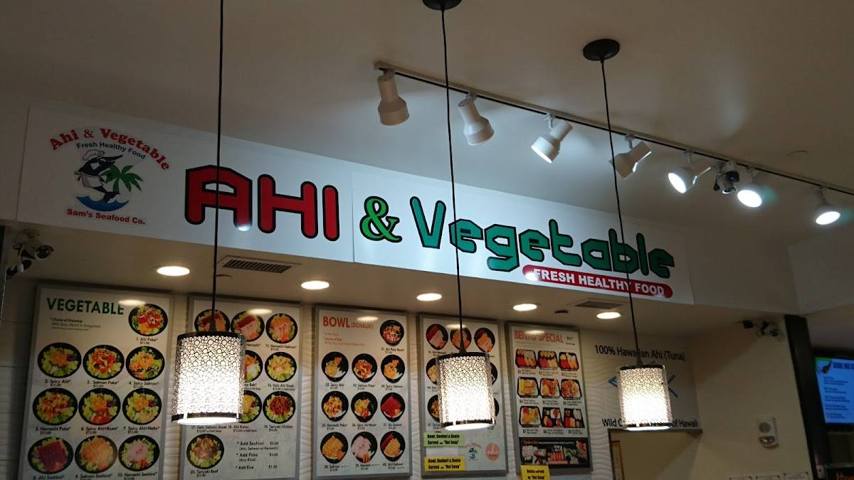 Menu at Ahi and Vegetable - Ala Moana restaurant, Honolulu, Ala Moana ...