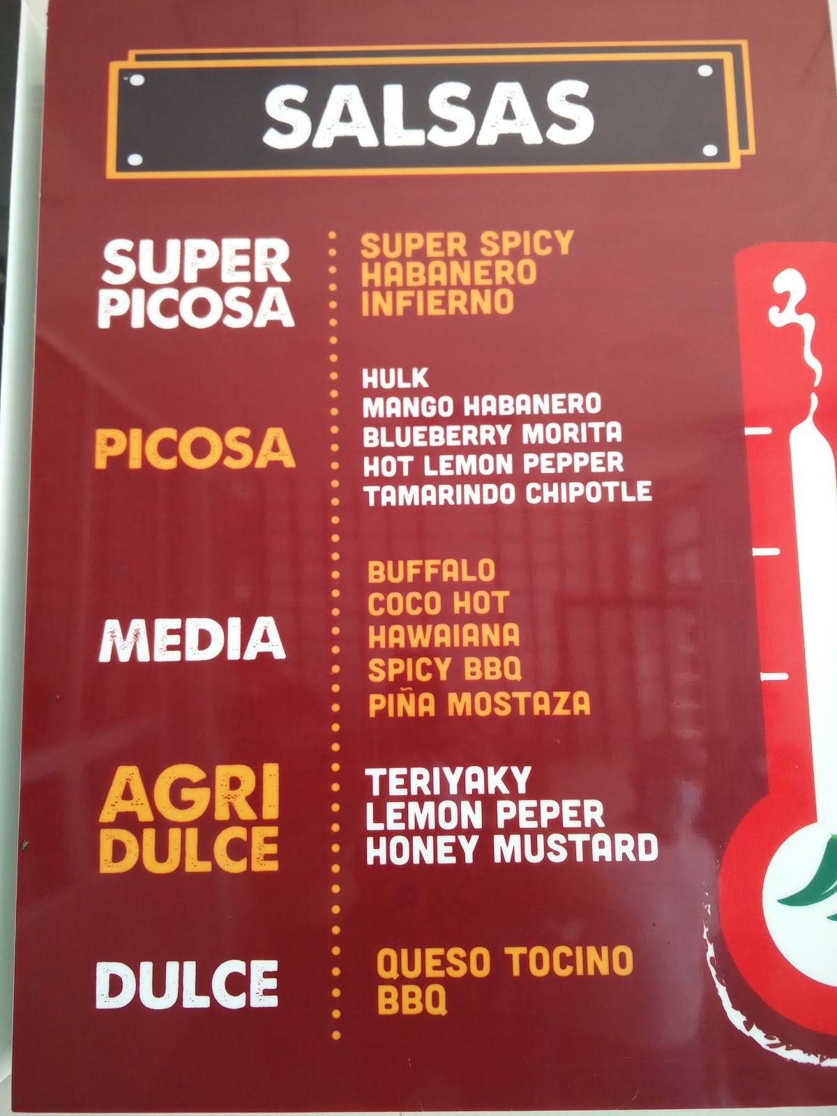 Carta del restaurante Alabama Fried Chicken, Ciudad Juarez, Ejercito y
